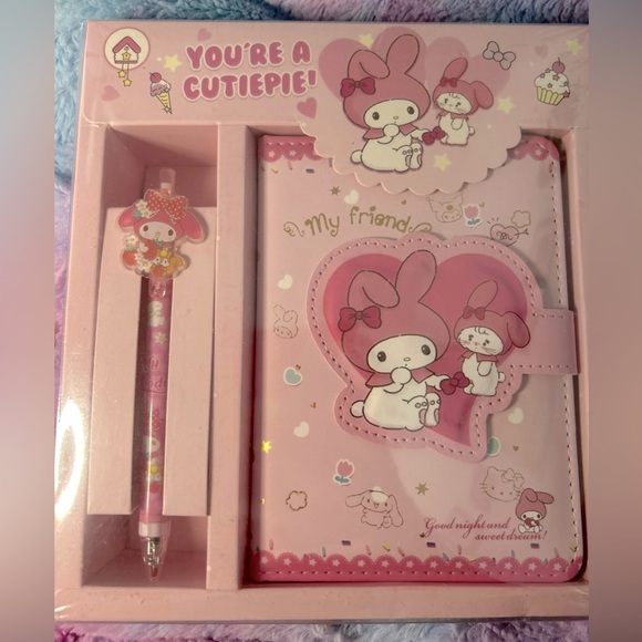 Hello Kitty | Office | My Melody Hello Kitty Notepad And Pen Stationary Set | Poshmark